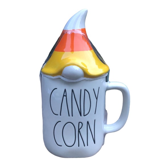 Rae Dunn | Dining | New Rae Dunn Candy Corn Mug With Topper | Poshmark